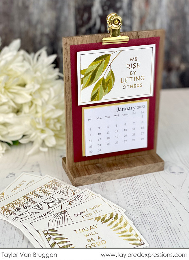 Clipboard Calendar Cards - Sweet