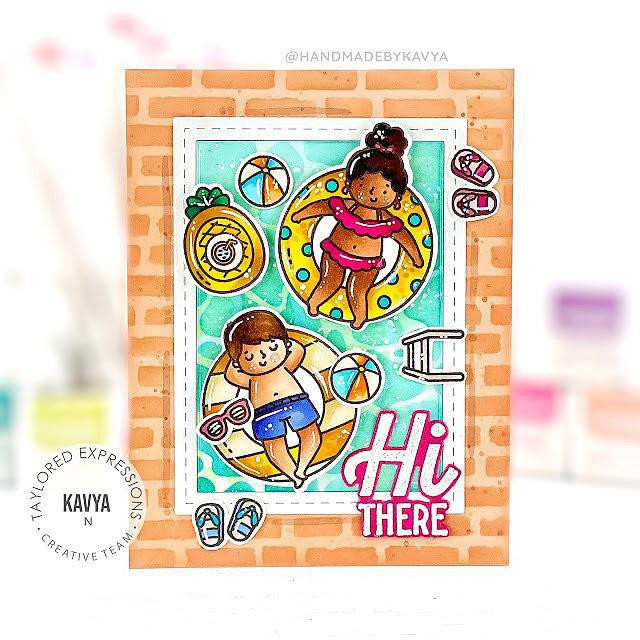 Cool Pool Rotating Stencil