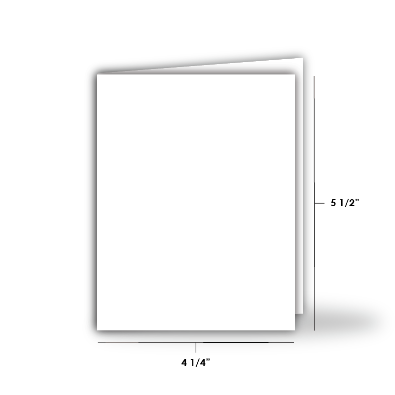 Heavyweight A2 Card Bases Sugar Cube (Side Fold)