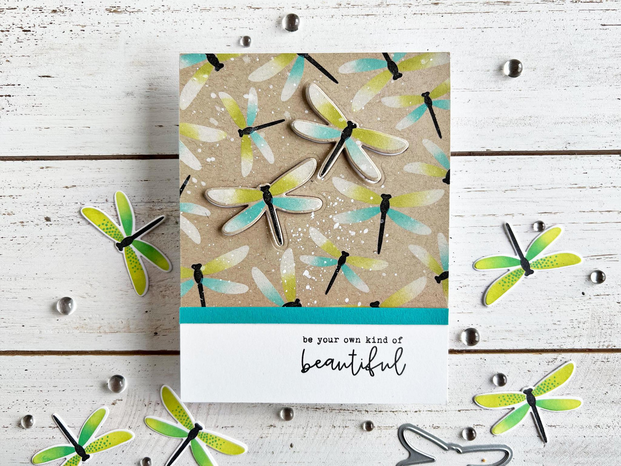 Dragonflies Stamp & Stencil Combo