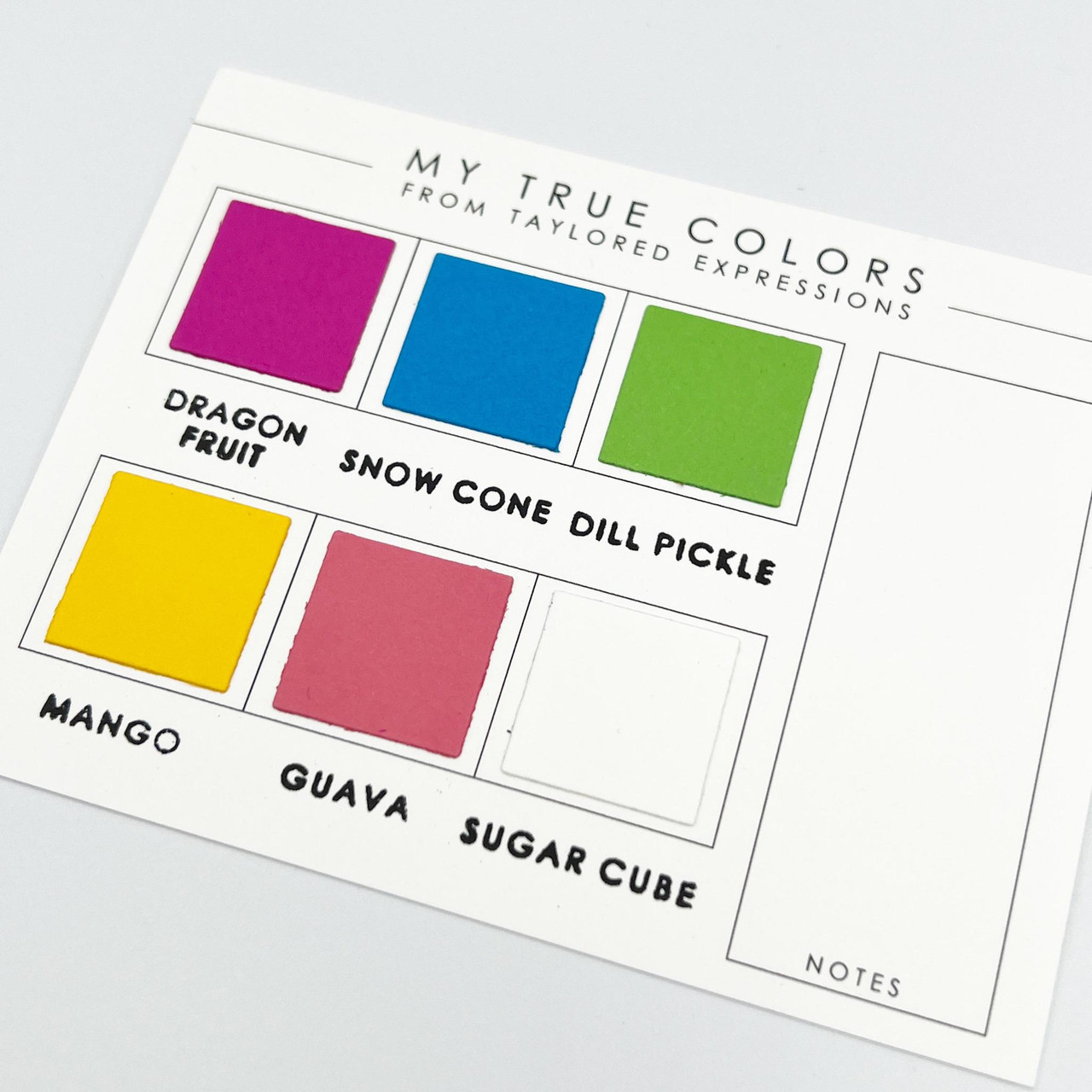 True Colors Swatch Squares - Taylored Expressions