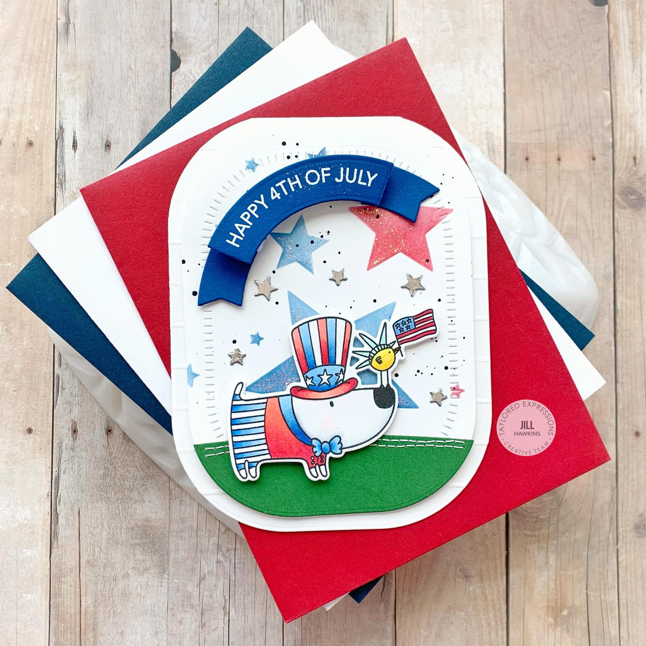 Gus & Gertie - 4th of July Stamp & Die Combo