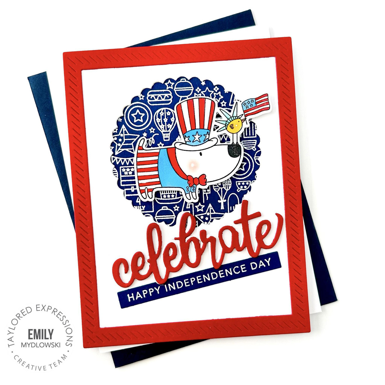 Gus & Gertie - 4th of July Stamp & Die Combo