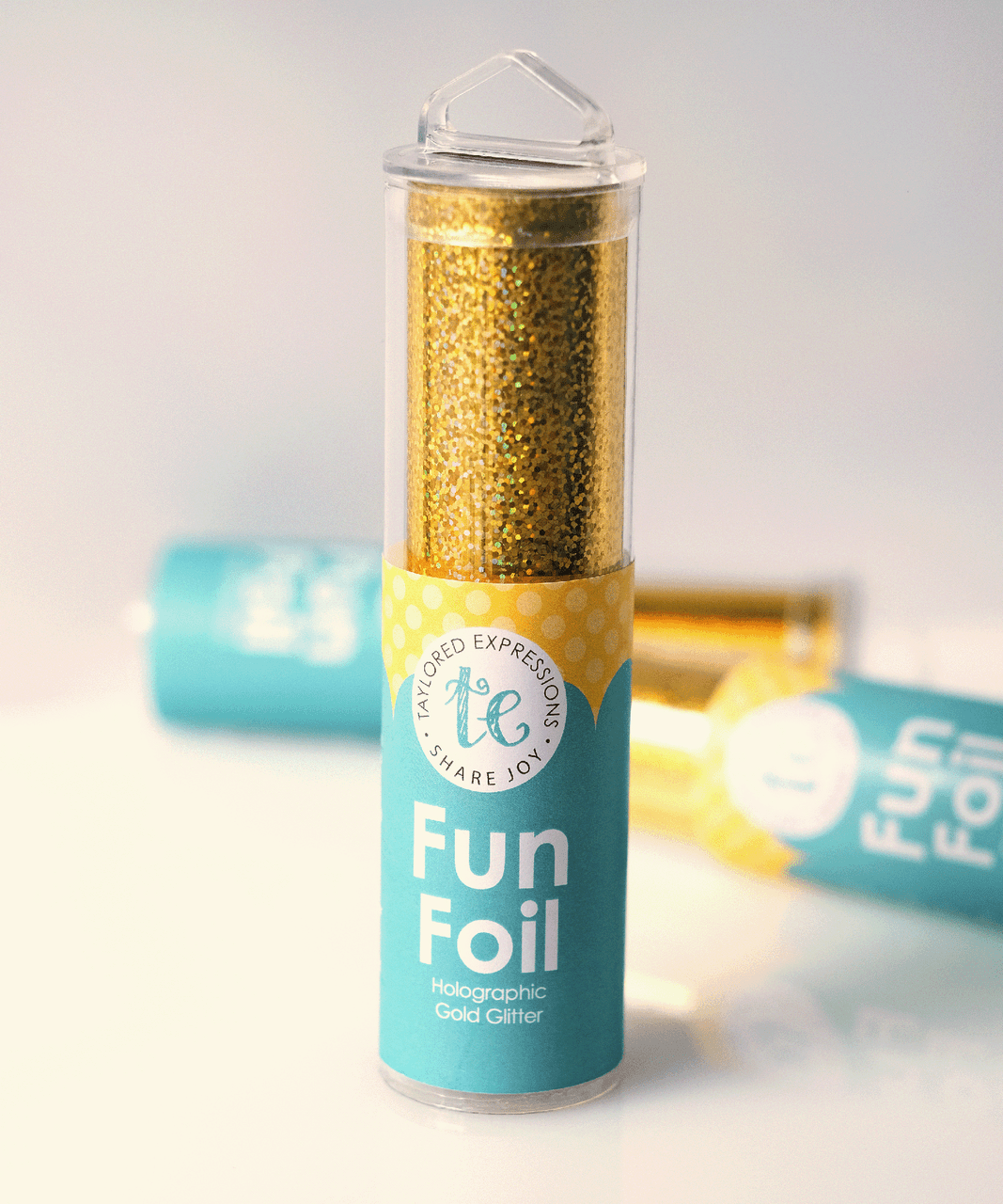 Holographic Gold Glitter Fun Foil