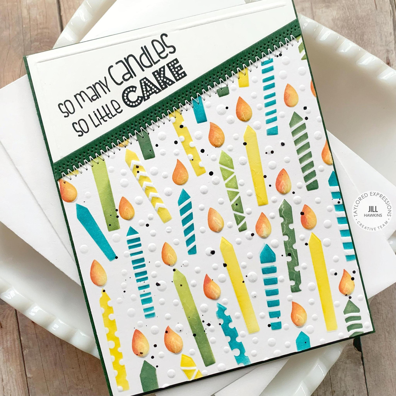 Birthday Blowout 3D Embossing Folder