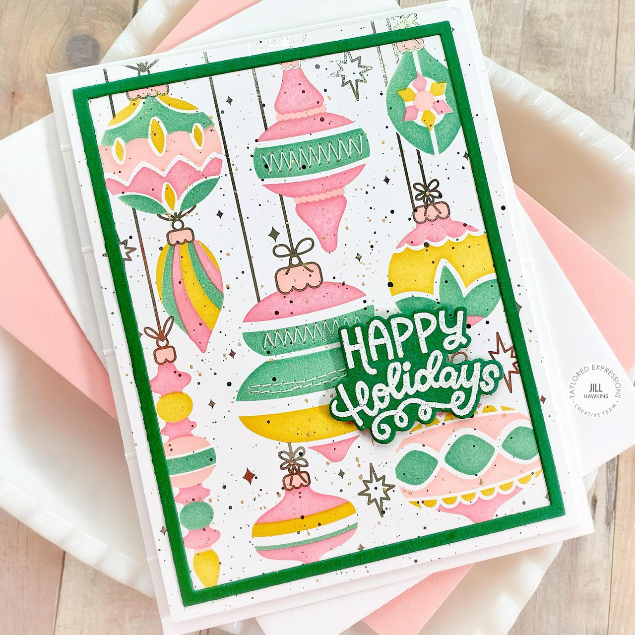 Create-in-Quads - Deck the Halls Layering Stencil