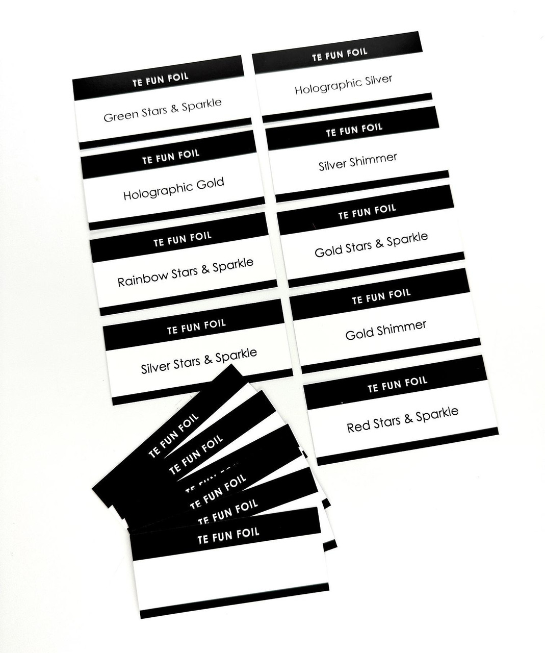 TE Fun Foil Perfect Pouch Labels