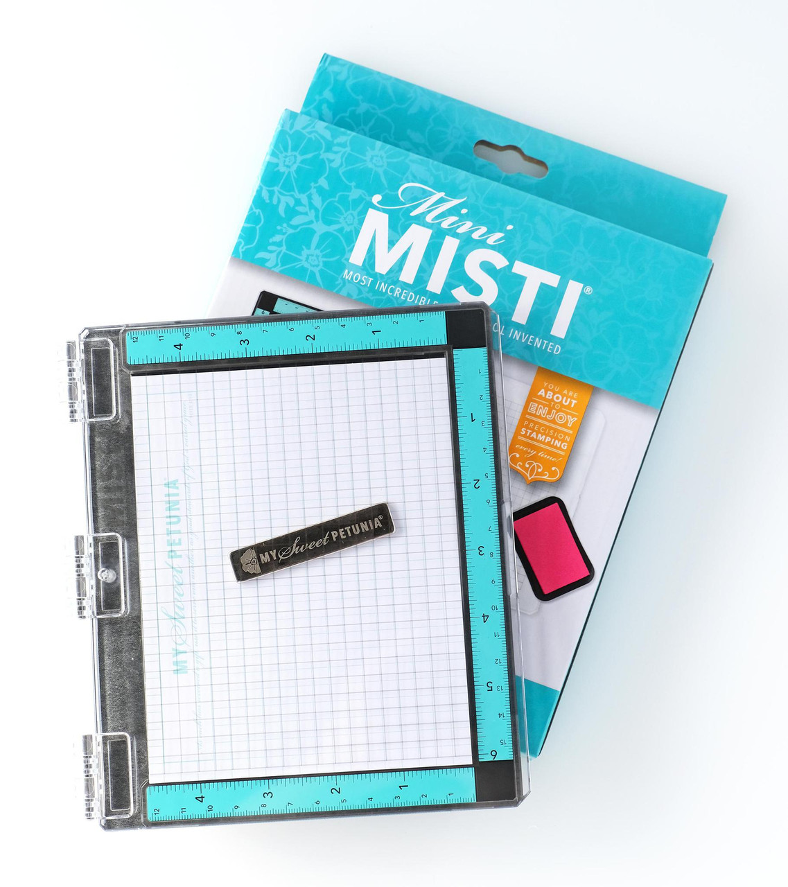 Mini MISTI Precision Stamp Tool - Teal
