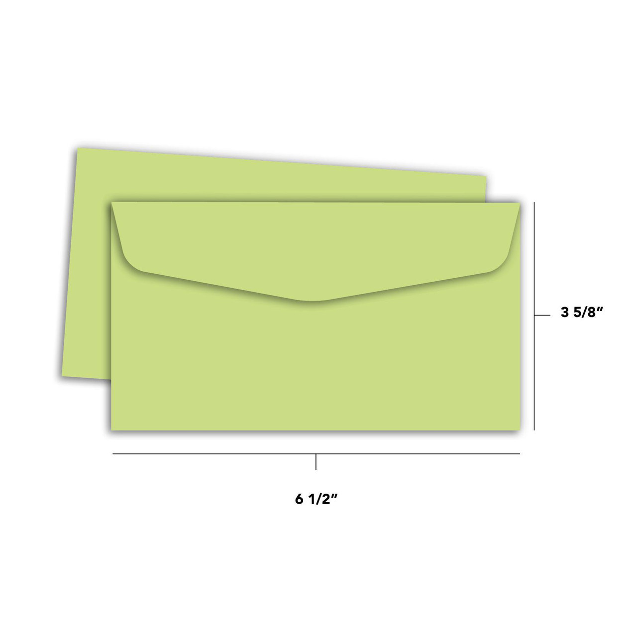 Mini Slim Envelopes - Granny Smith