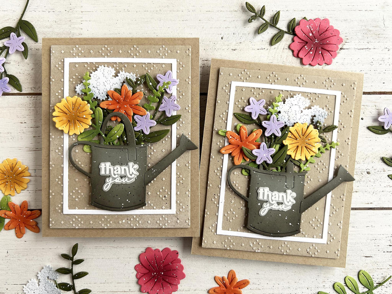 watering can card template