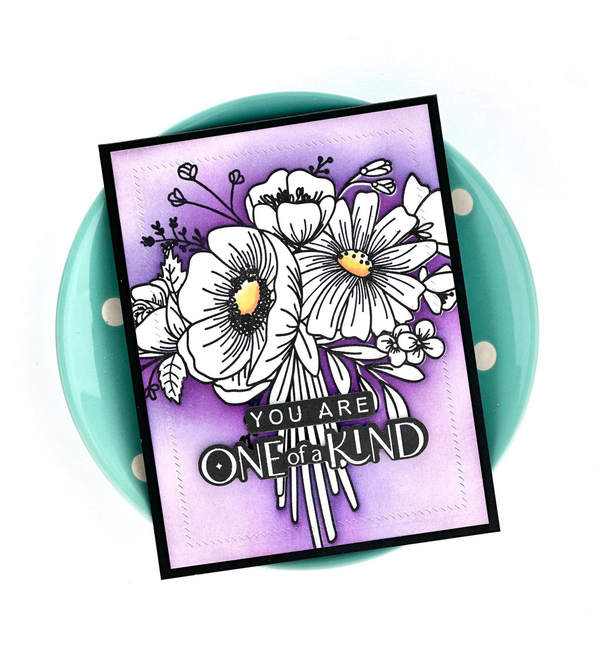 Baroque Bouquet Stencil Mask