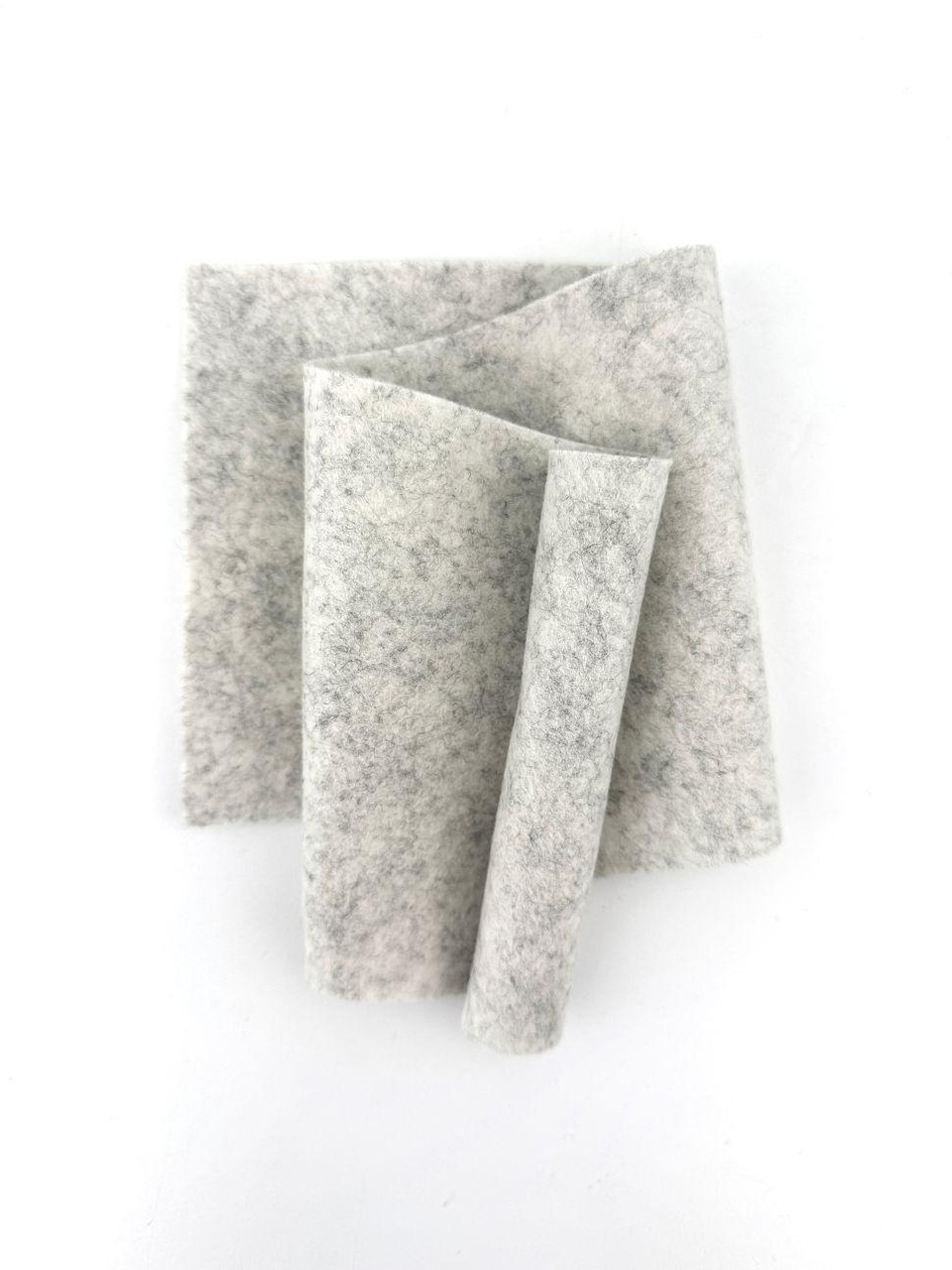 100% Wool Felt - Heather White