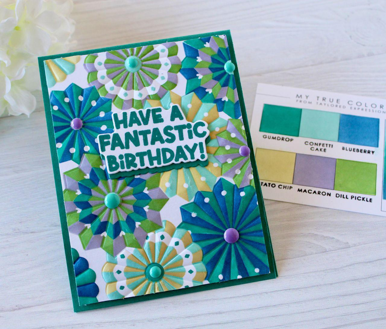 Fan Favorite 6x6 3D Embossing Folder