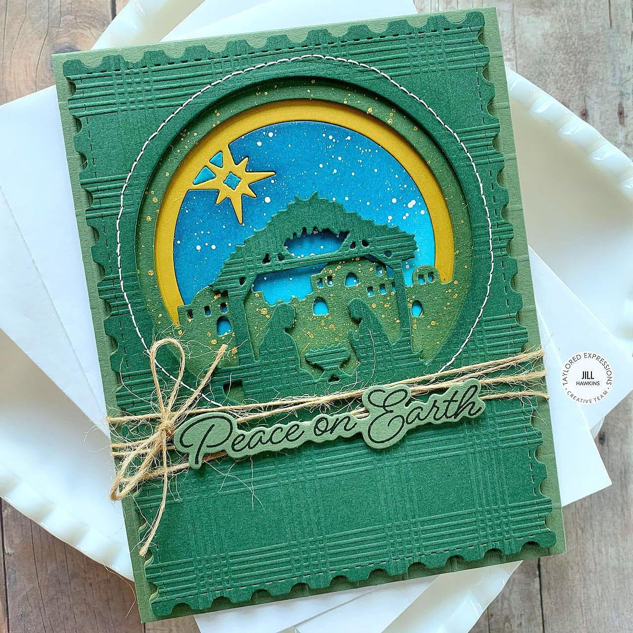 Sketched Plaid 6x6 Embossing Folder