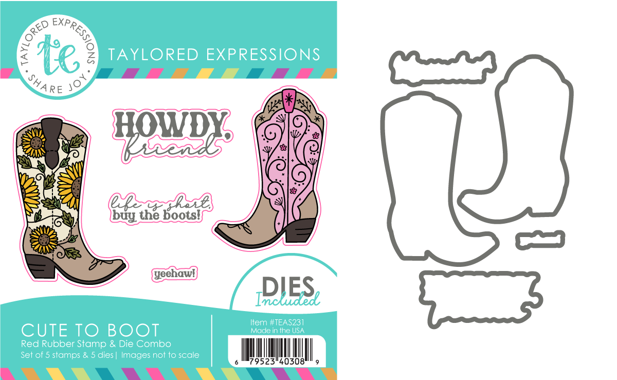 Cute to Boot Stamp & Die Combo