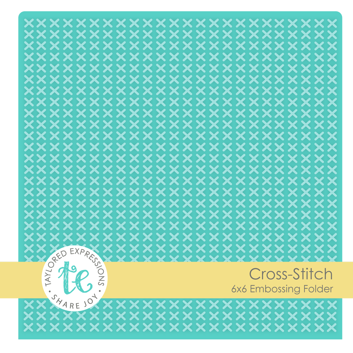 Embossing Folder - Cross Stitch