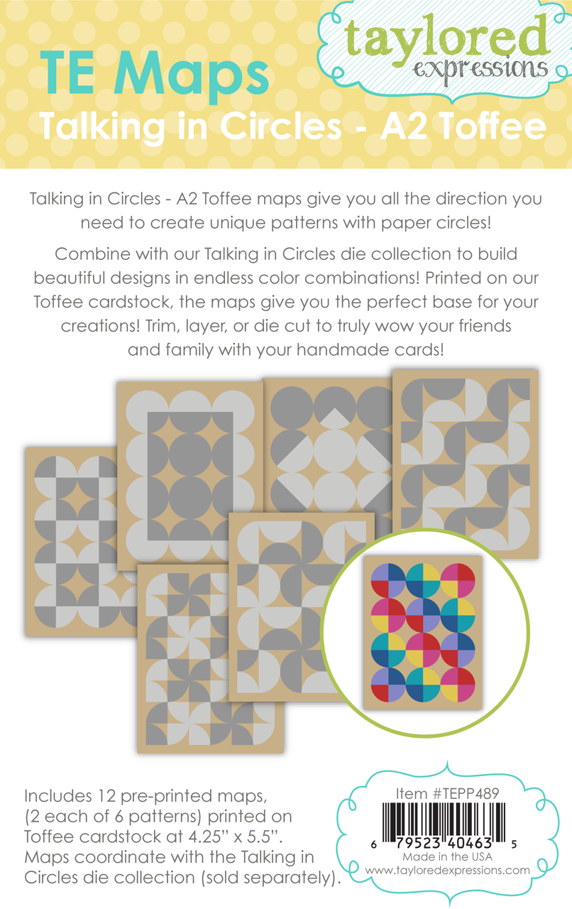 TE Maps - Talking in Circles - A2 Toffee