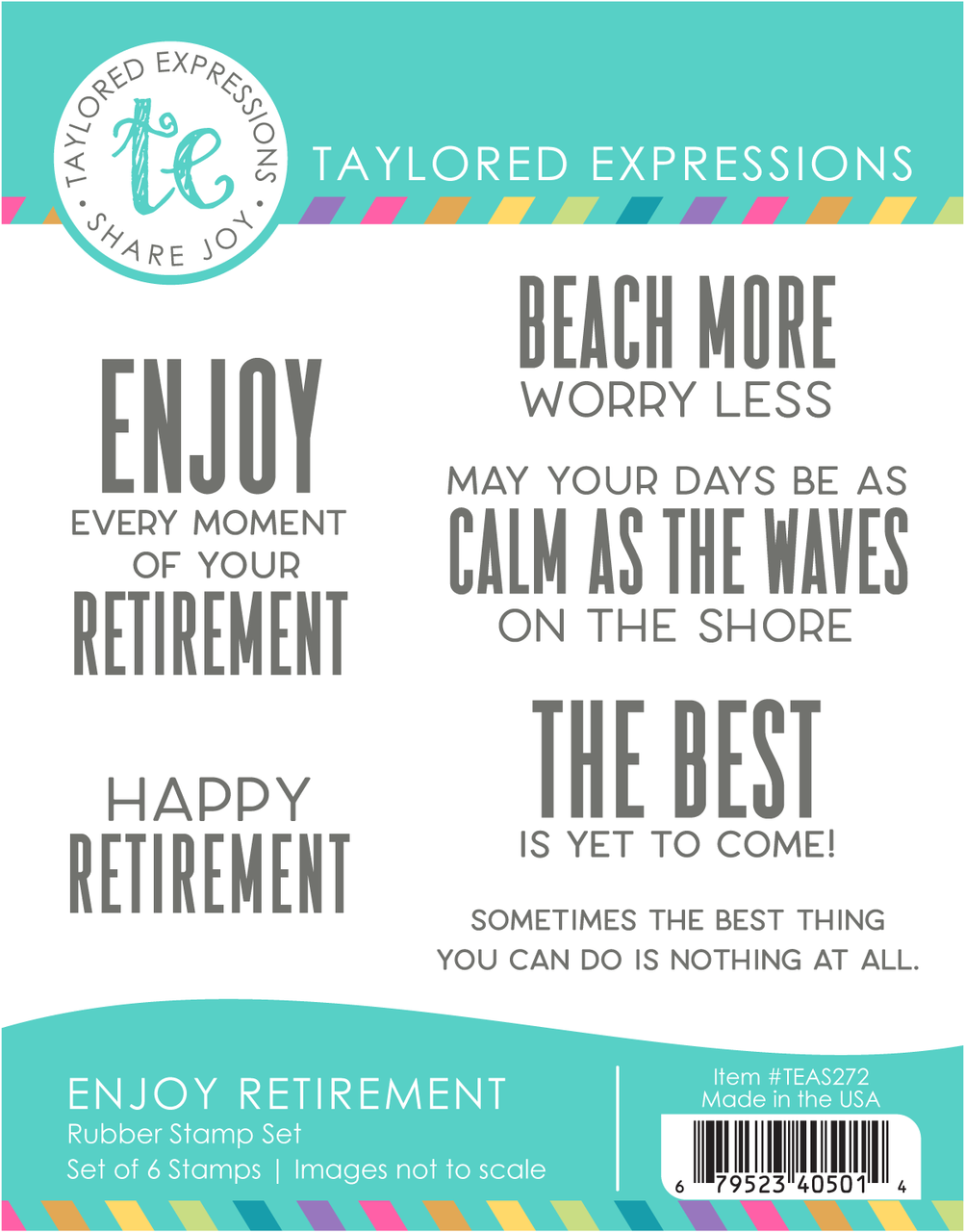 Enjoy Retirement Stamp Set