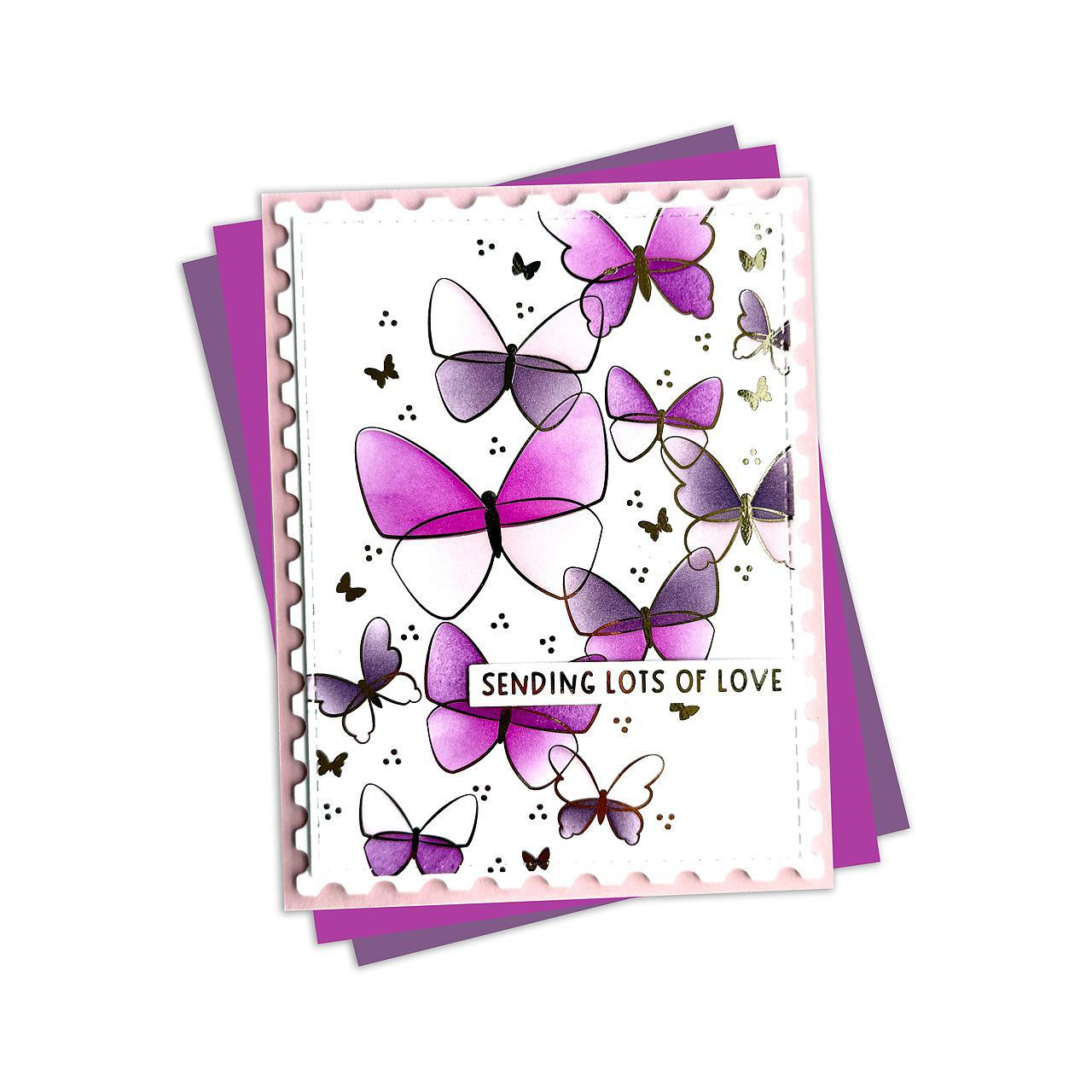 Create-in-Quads Flit & Flutter Cutting Plate Die
