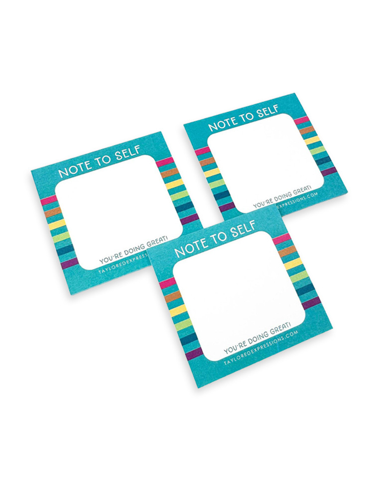 Note to Self Sticky Notes (3pk) - Taylored Expressions