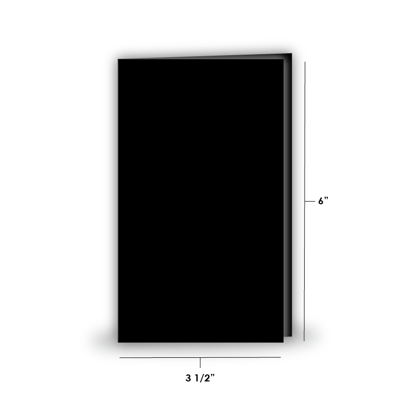 Mini Slim Card Bases Oreo (Side Fold) - Taylored Expressions