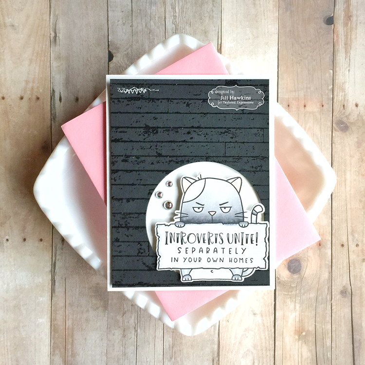 Big Grumpy - Cat Stamp & Die Combo