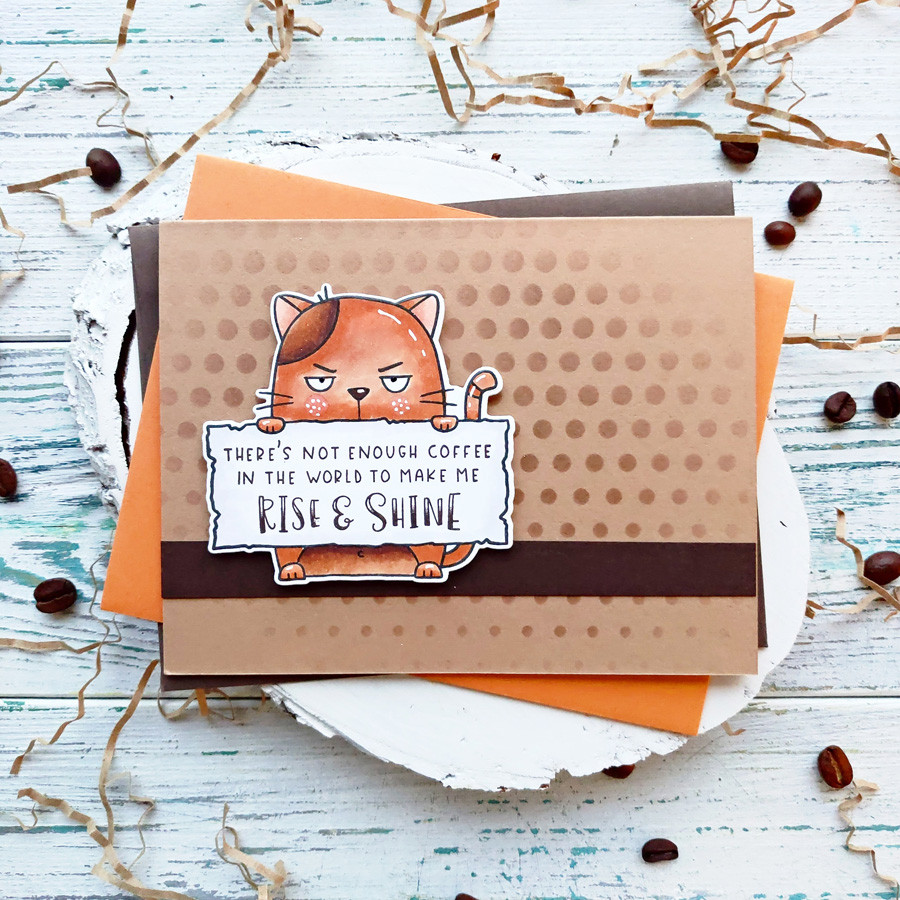 Big Grumpy - Cat Stamp & Die Combo