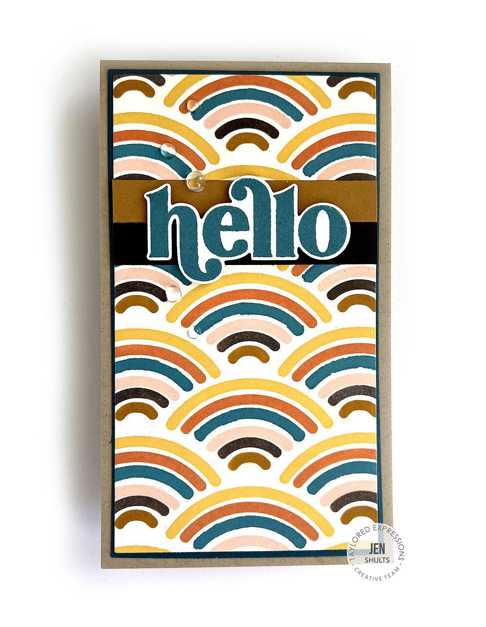 Get the Word Out - Hello Coordinating Dies