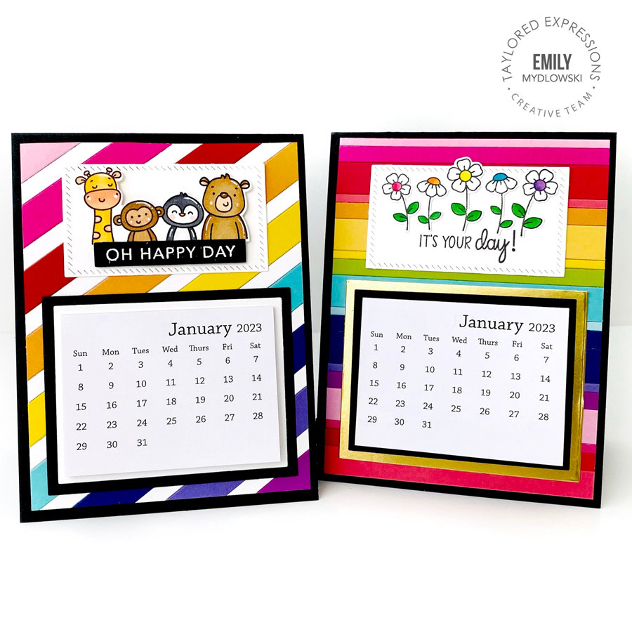 Square Tear Off Calendar Stacklets