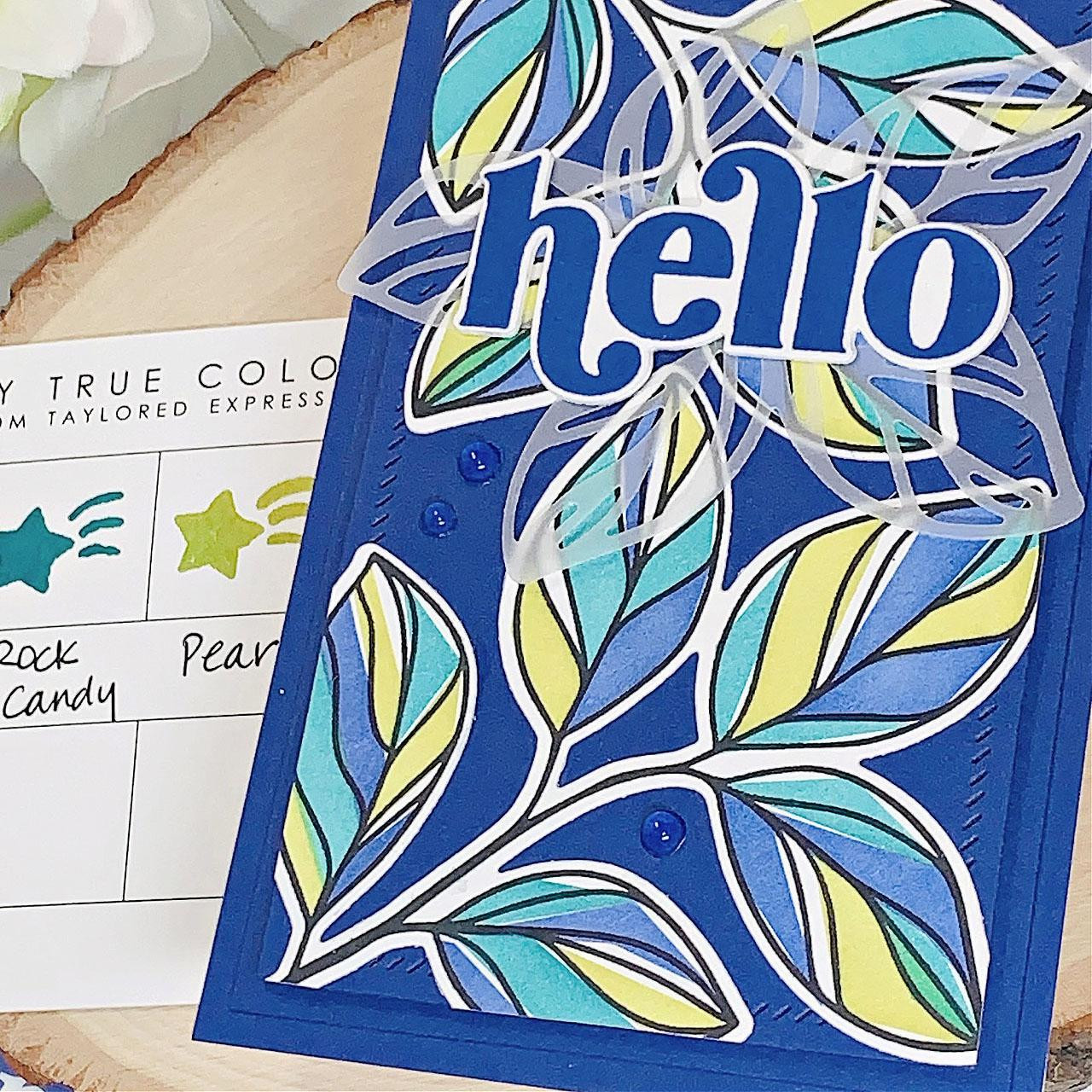 Get the Word Out - Hello Coordinating Dies