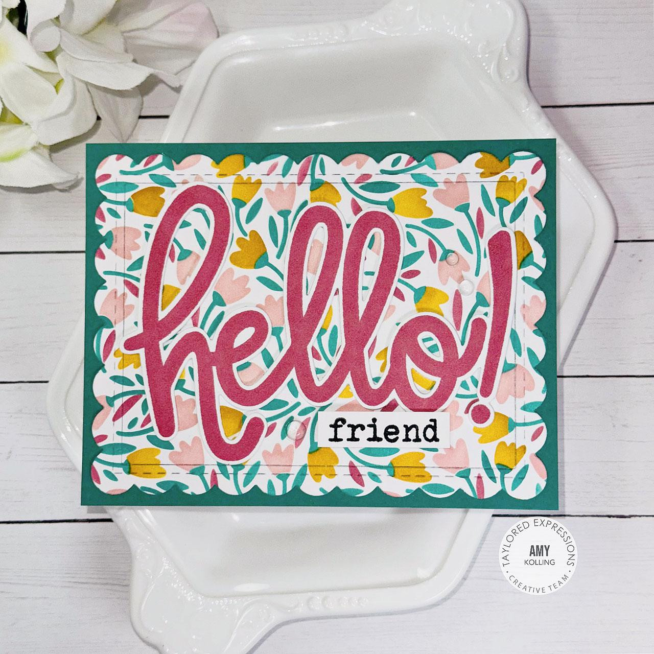 Hello It's Me Cling & Clear Combo