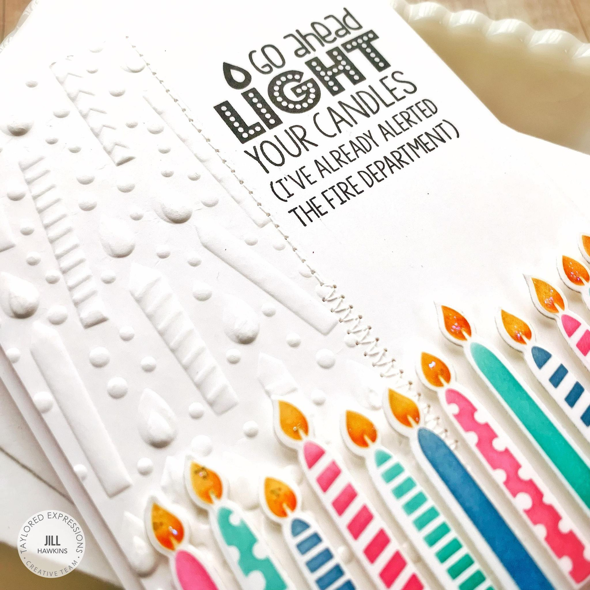 Birthday Blowout 3D Embossing Folder