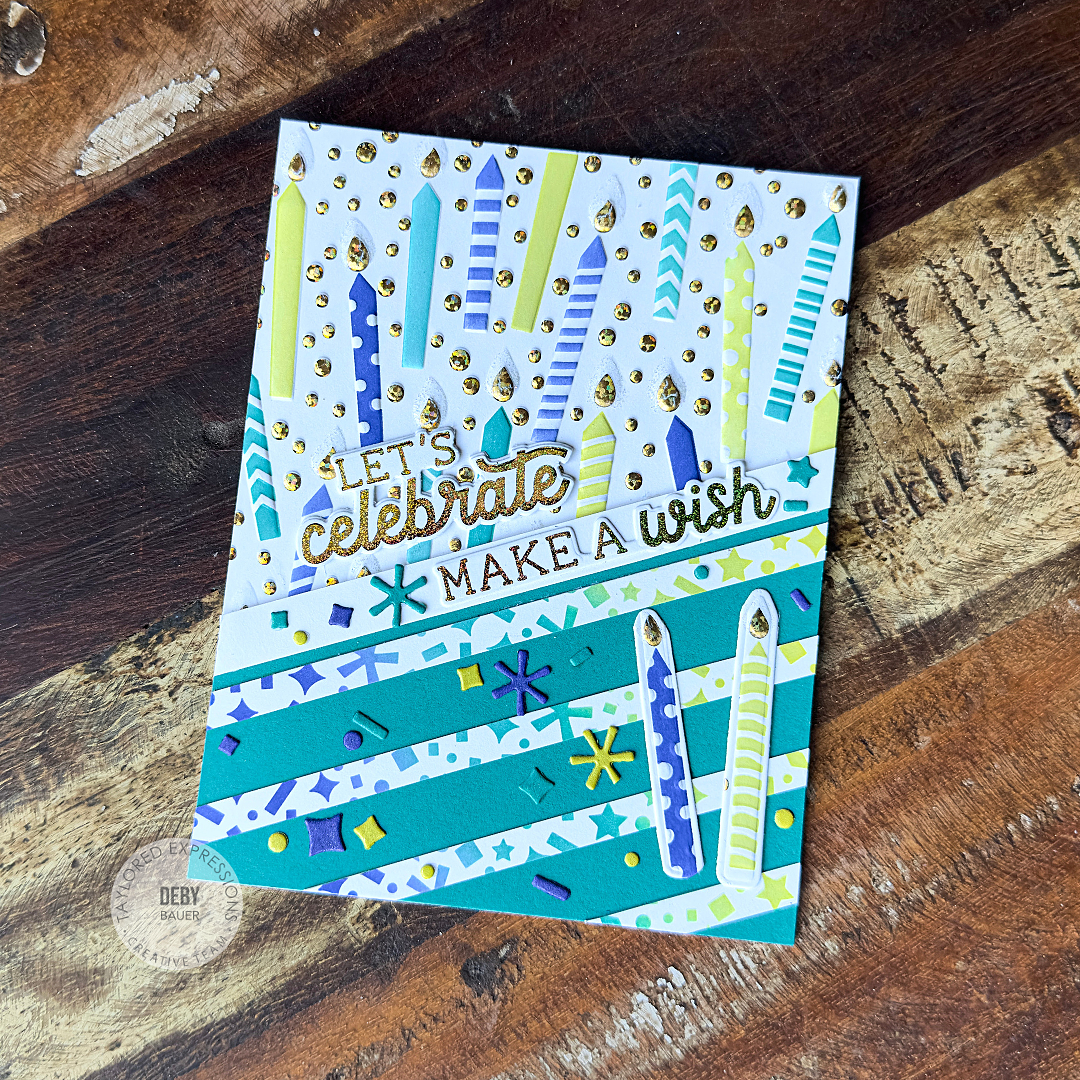 Birthday Blowout 3D Embossing Folder