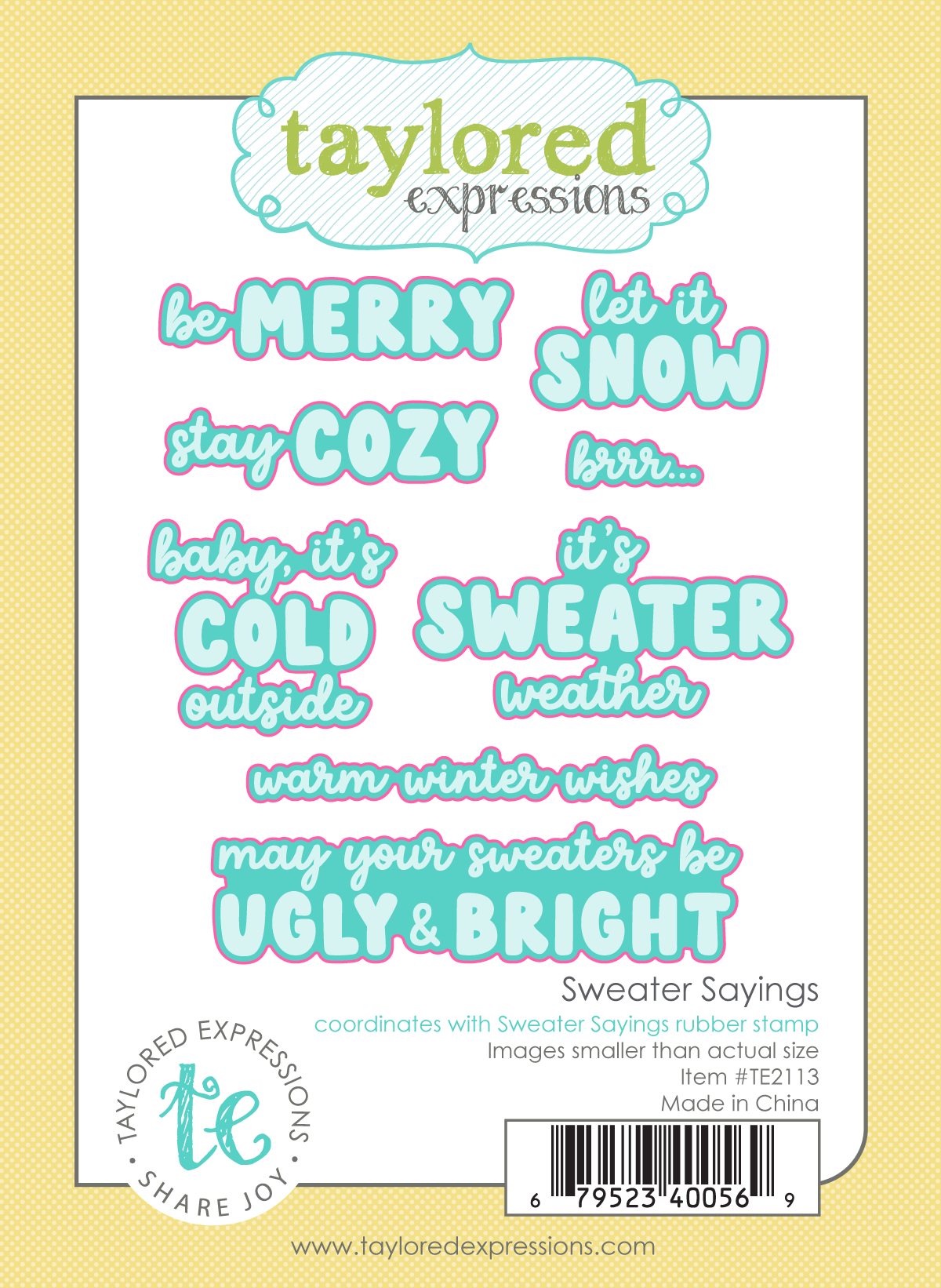 Sweater Sayings Stamp Set