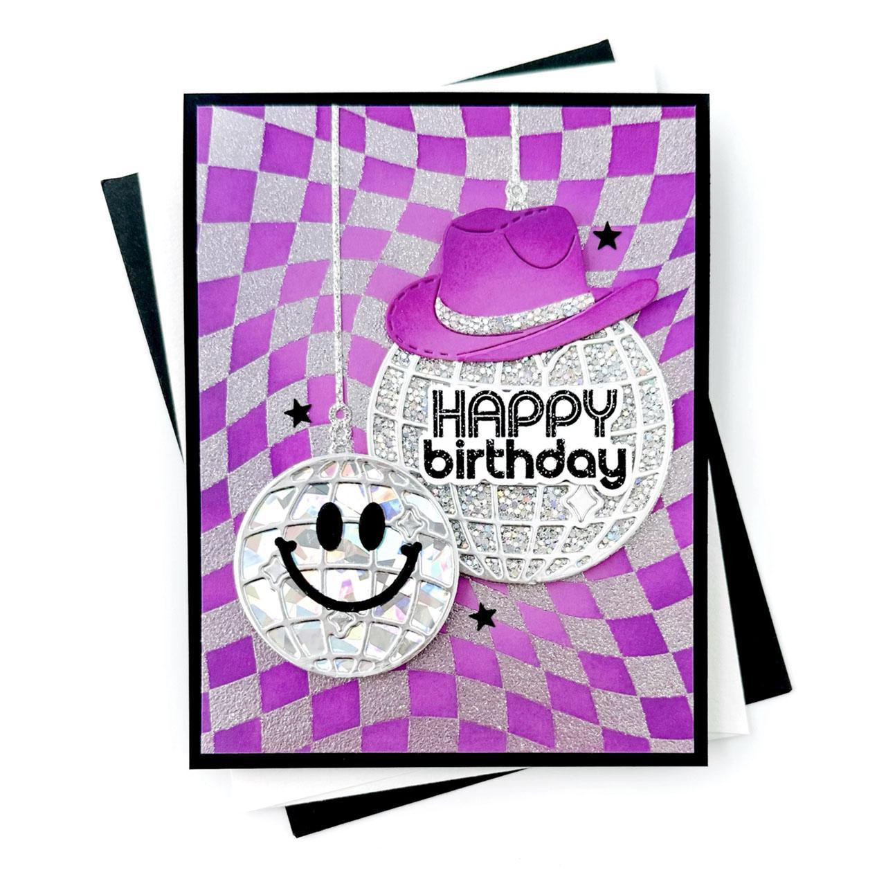 Full-Coverage Red Rubber Stamps | Background Stamps for Cardmaking