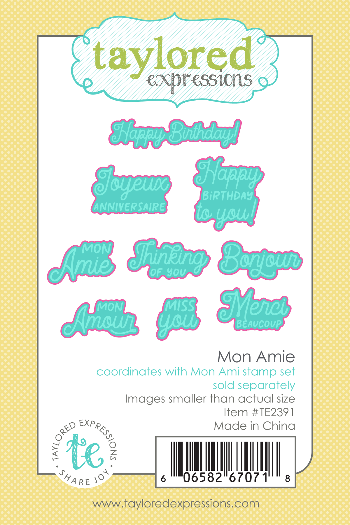 Triple Slim Layering Stencil - Postcards from Paris