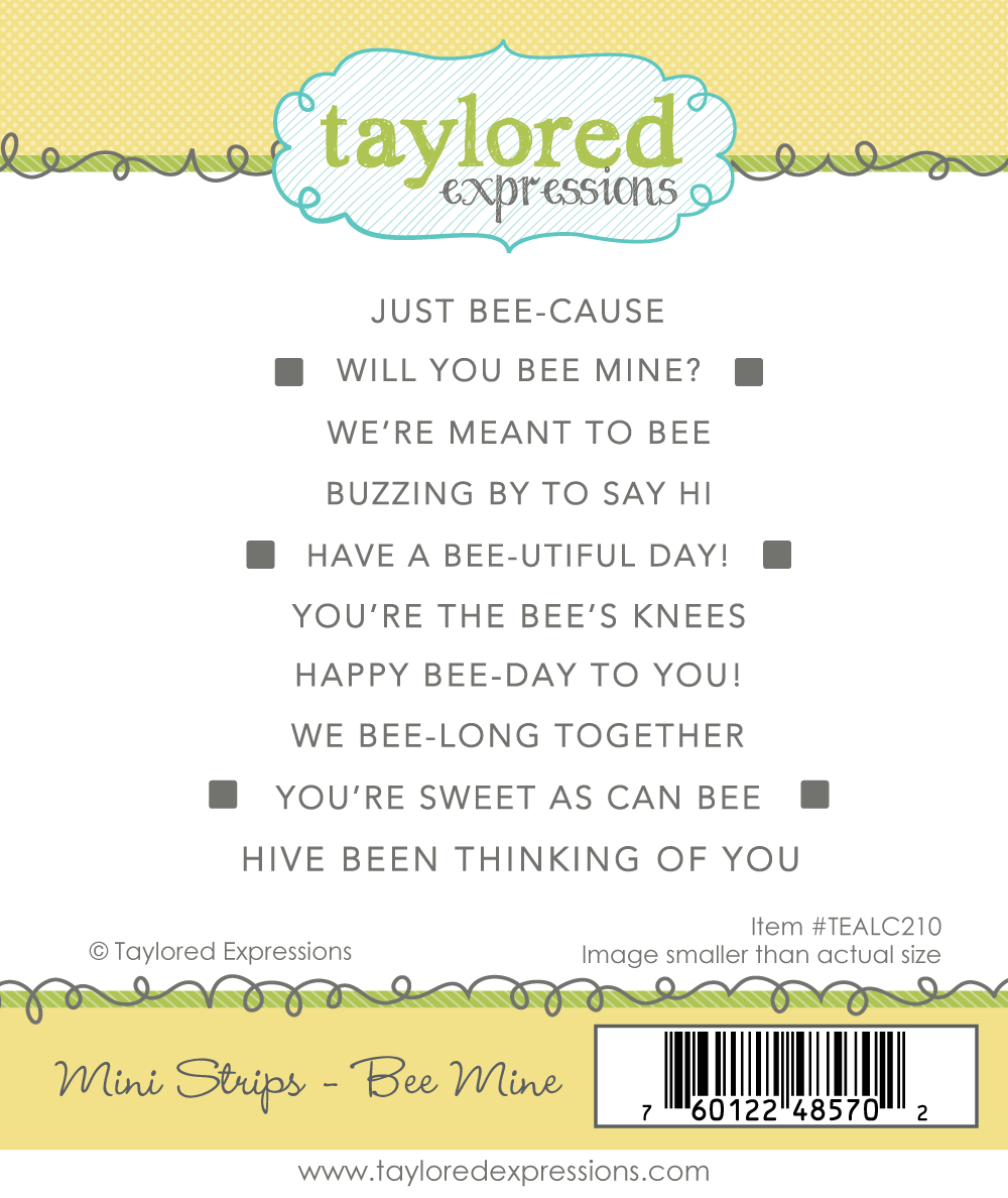 Mini Strips - Bee Mine