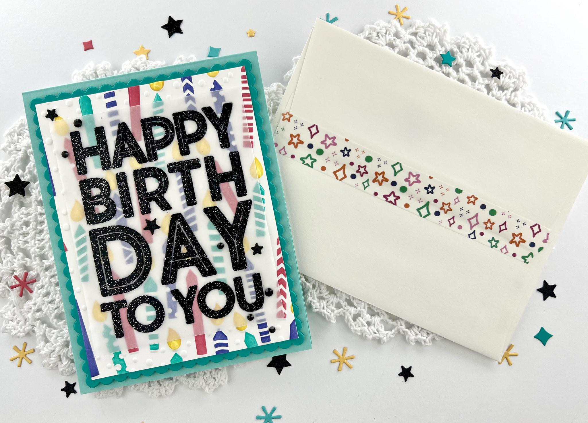 Birthday Blowout 3D Embossing Folder