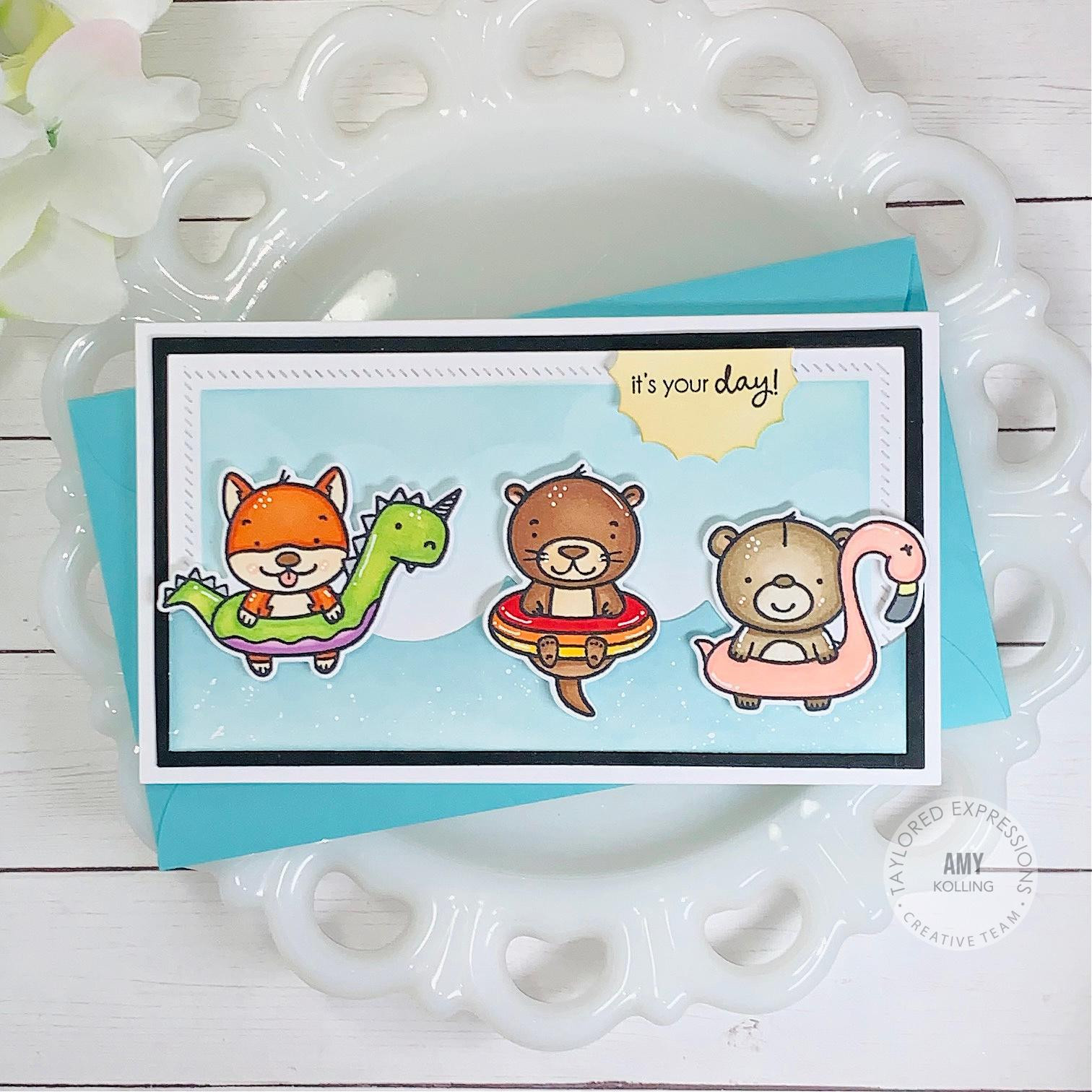 Return of the Floaties Stamp & Die Combo