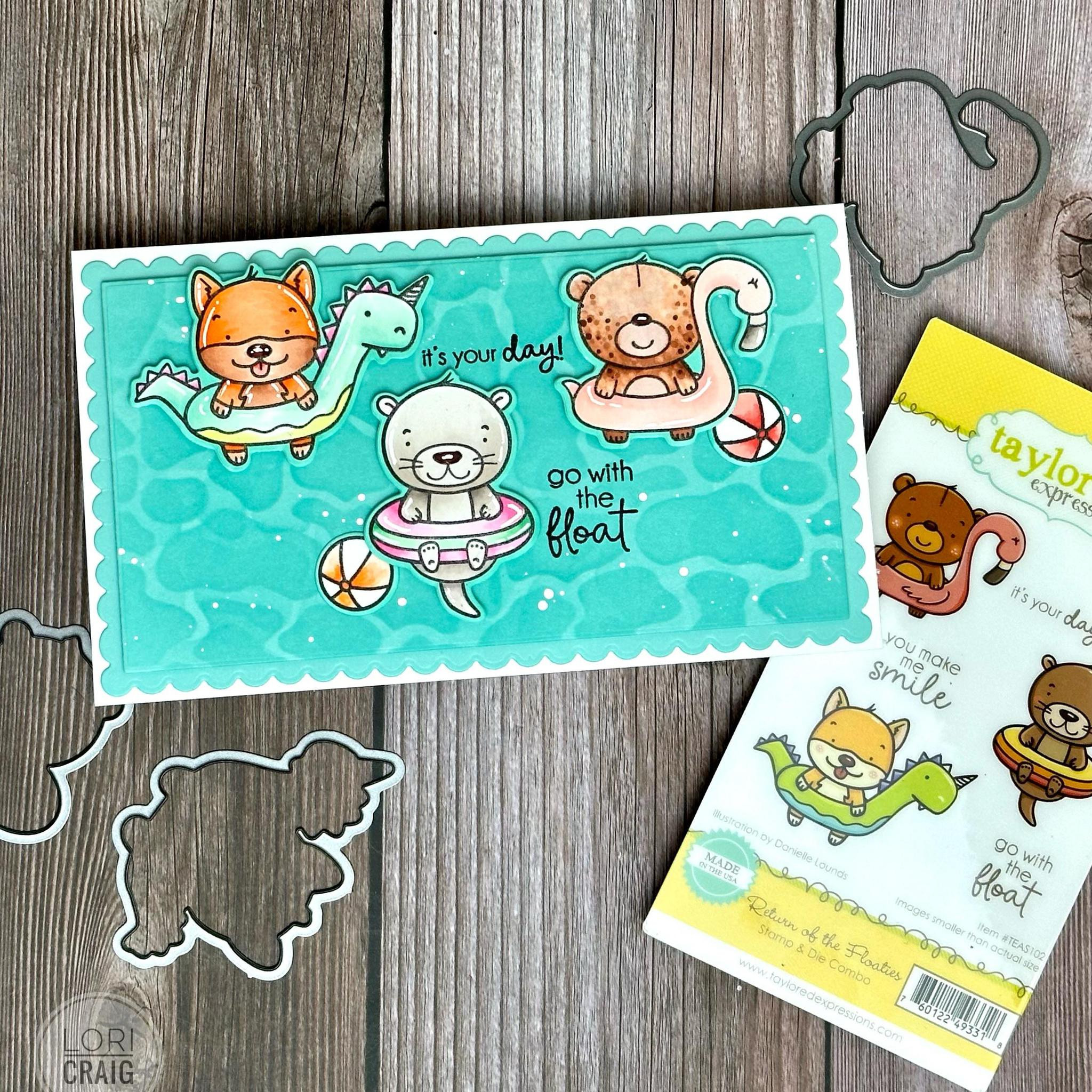 Return of the Floaties Stamp & Die Combo