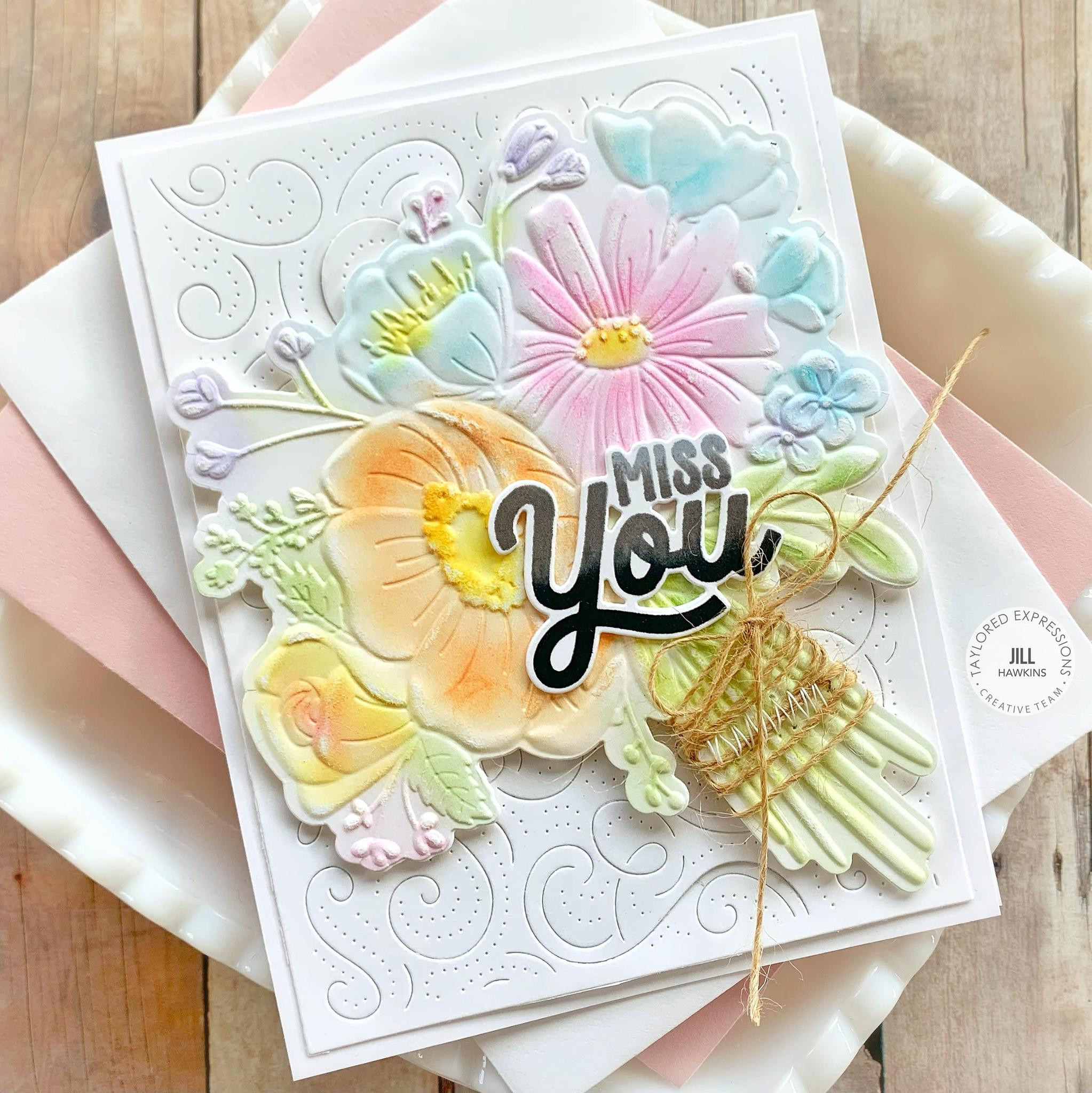 Baroque Bouquet Layering Stencil