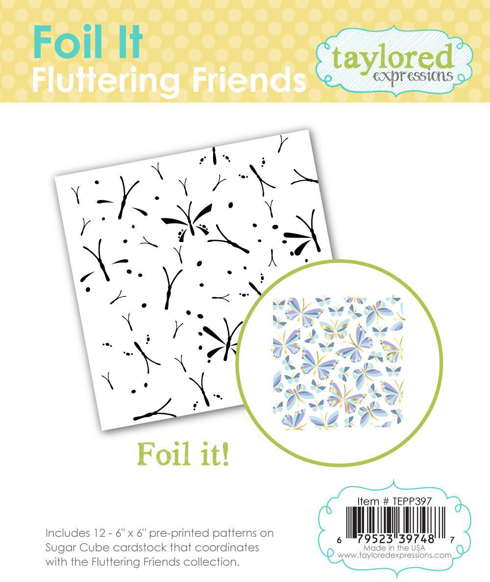 Fluttering Friends Layering Stencil
