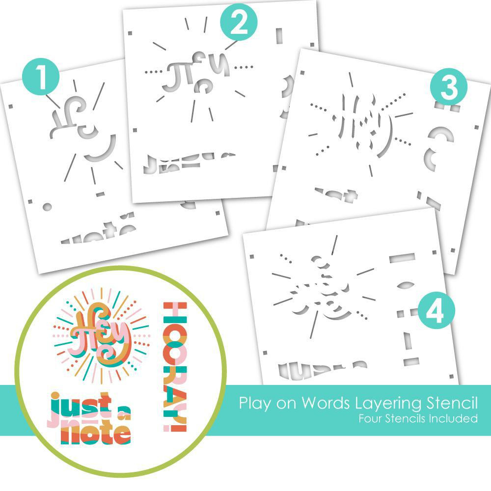 Play on Words - Holiday Layering Stencil
