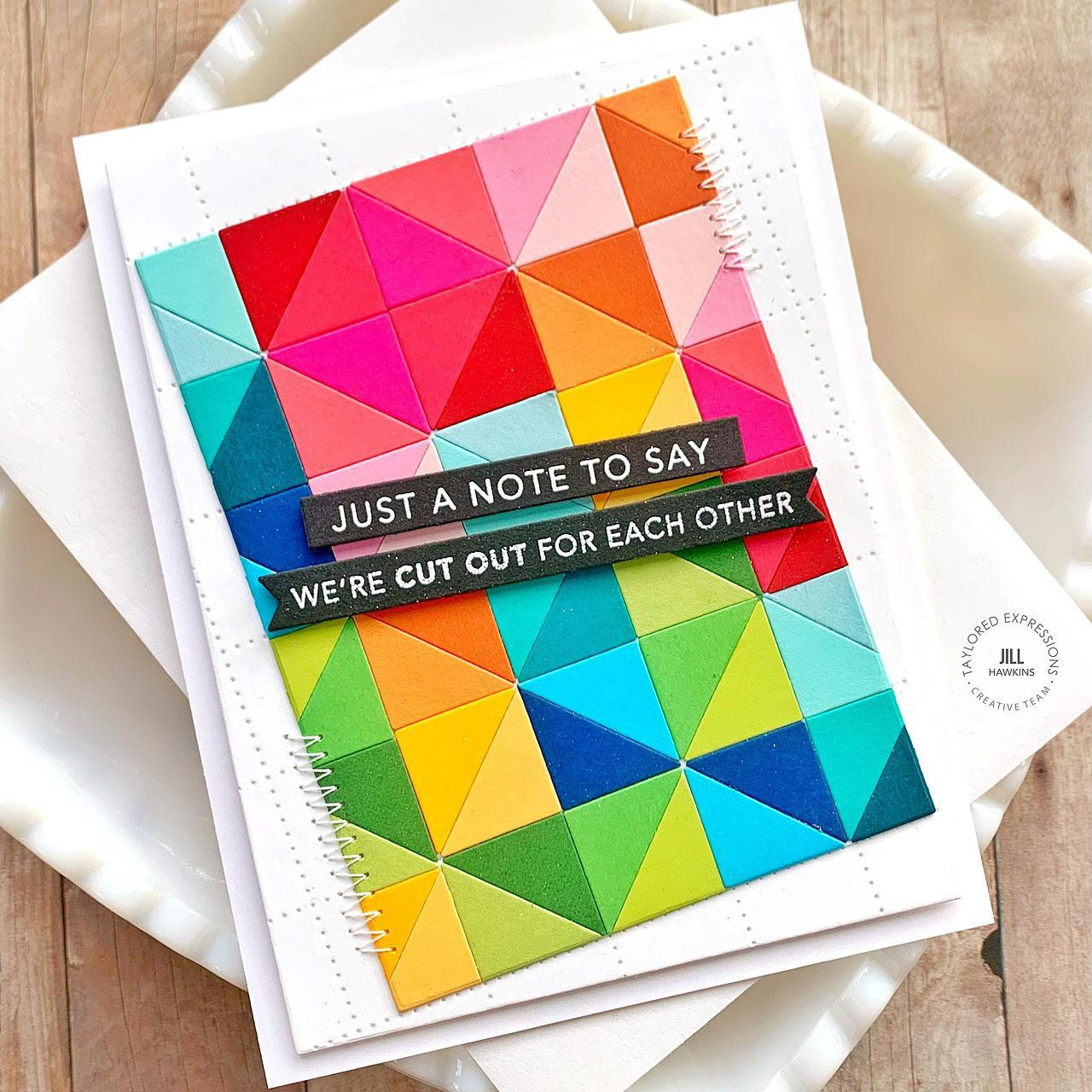 Quilt Squares Layering Stencil