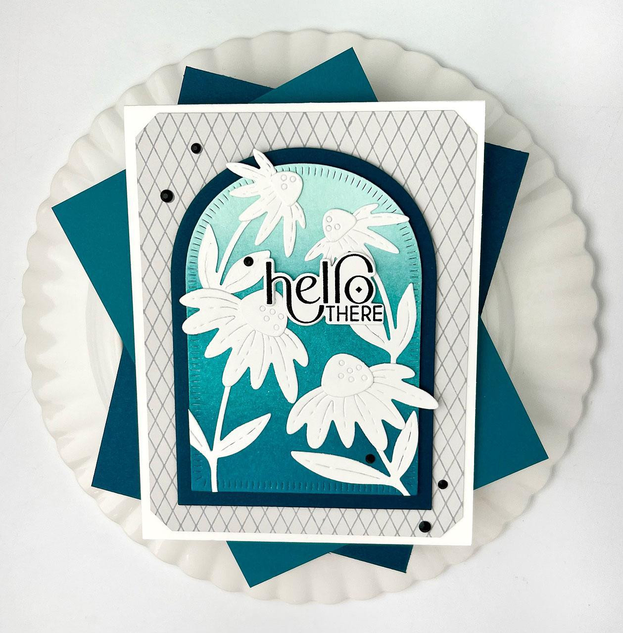 Fine Diamond Background Stamp