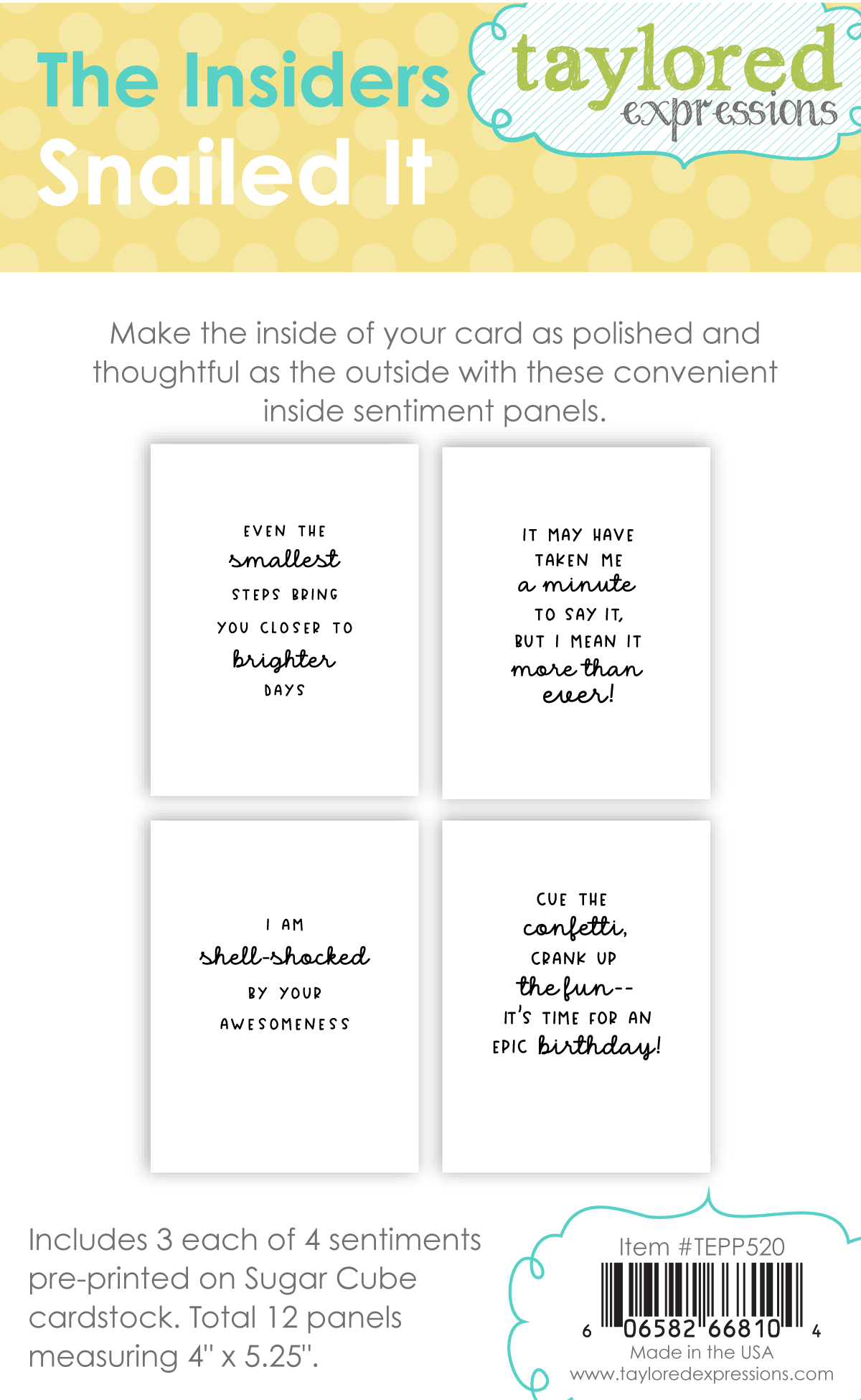 Snailed It Cardmaking Kit