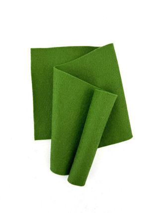 100% Wool Felt - Grass Green