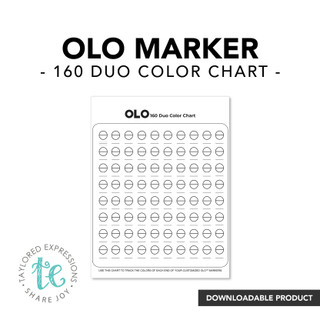 Shop - Ink, Paint & Markers - OLO Markers - Taylored Expressions