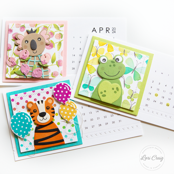 Square Tear Off Calendar Stacklets