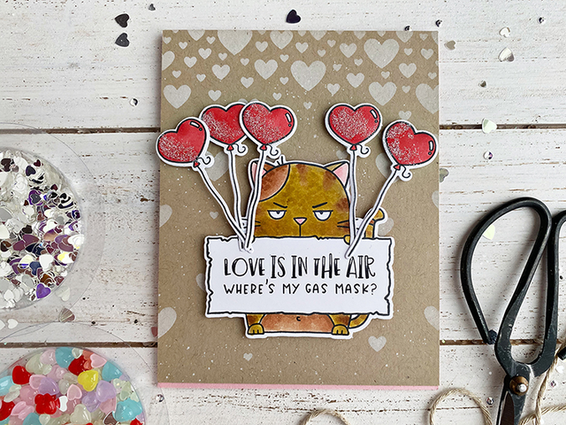 Big Grumpy - Cat Stamp & Die Combo
